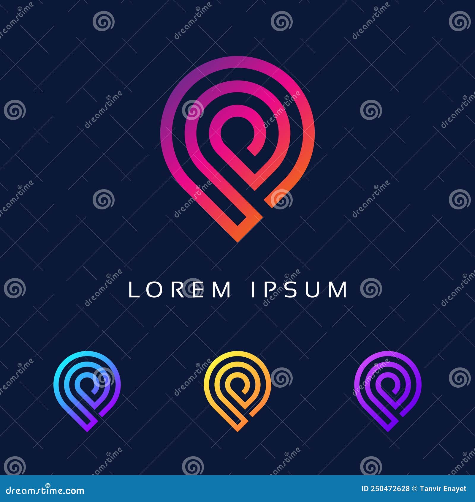 Technology Logo Design - Tech Based Letter P Pin Point Logo Design ... Technology Logo Design - Tech Based Letter P Pin Point Logo Design ...
