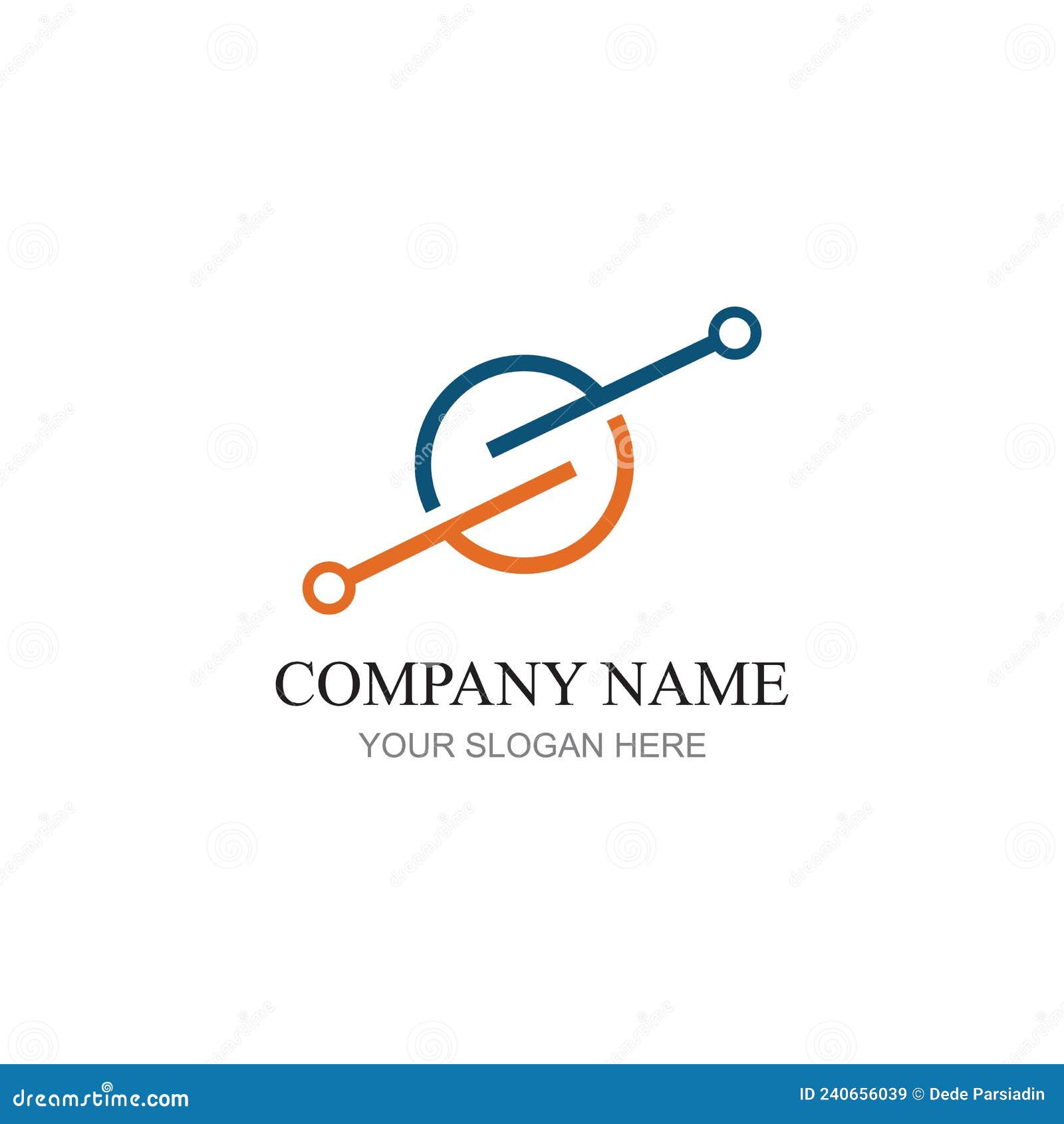 Technology Logo Design Vector Stock Vector - Illustration of line, chip: 240656039