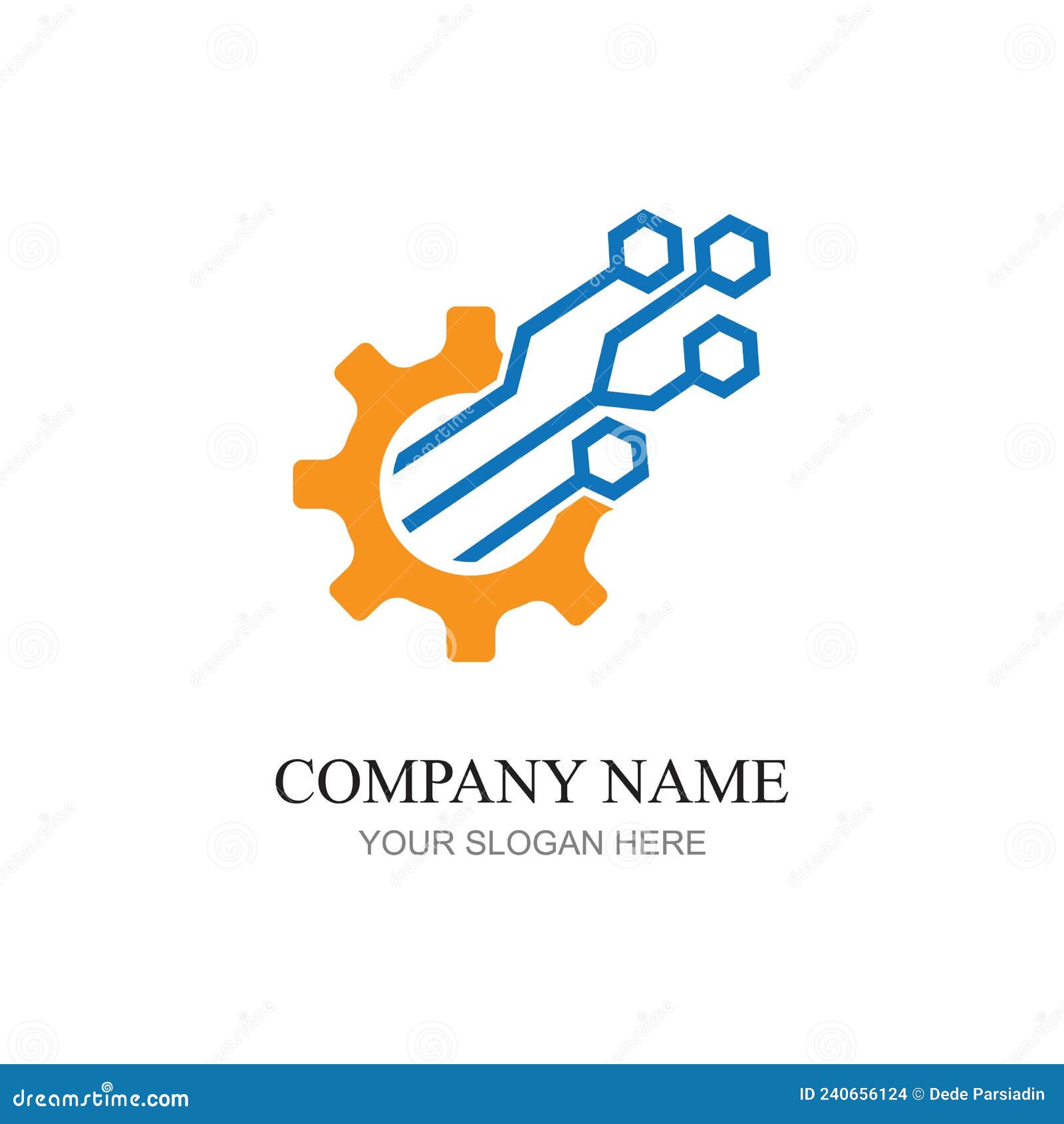 Technology Logo Design Vector Stock Vector - Illustration of style ...