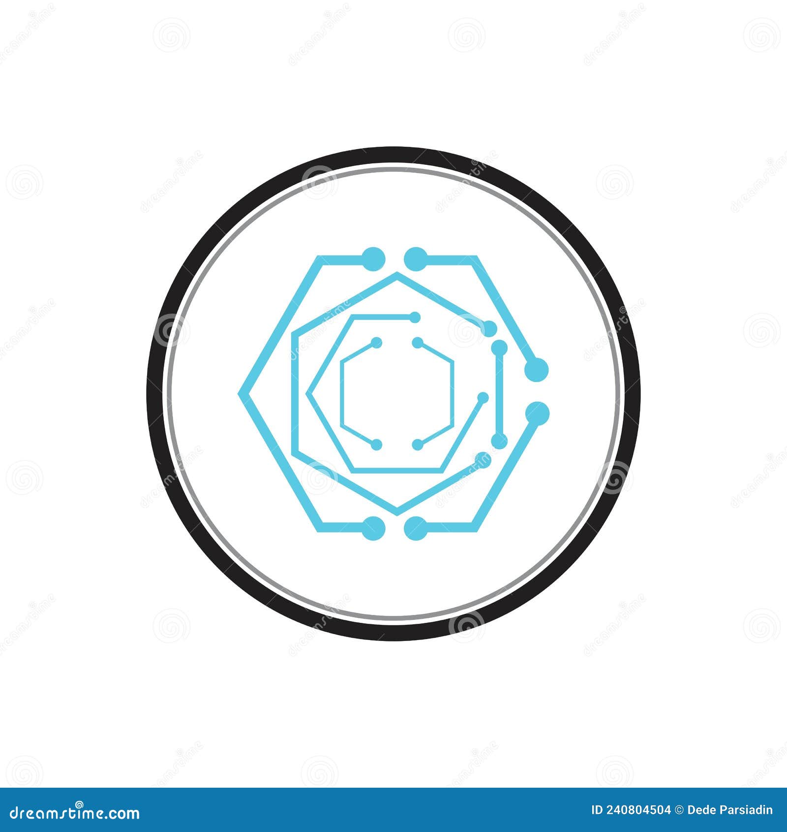 Technology Logo Design Vector Stock Vector - Illustration of blue ...