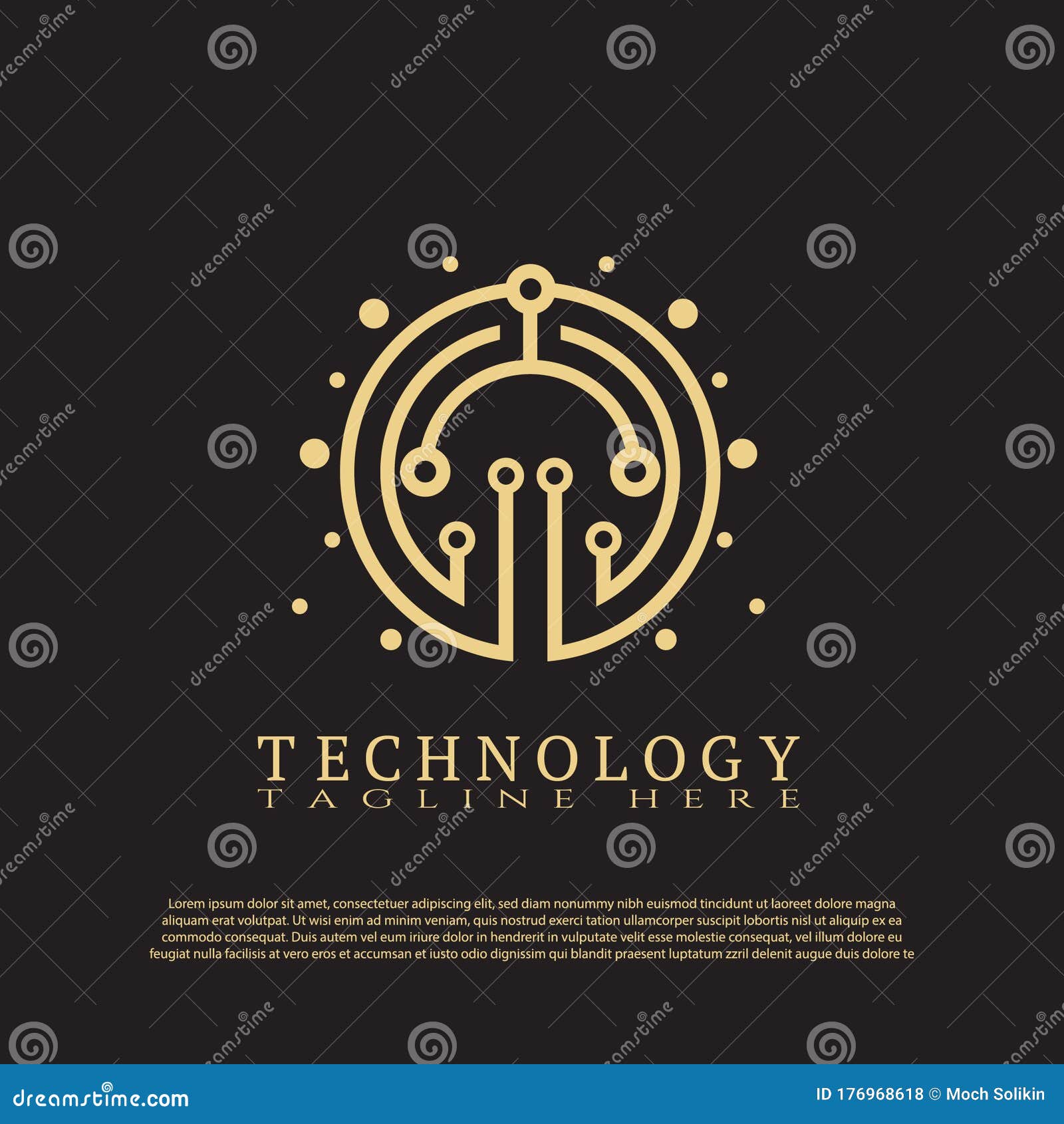 Technology Logo. Future Tech Icon Stock Vector - Illustration of ...