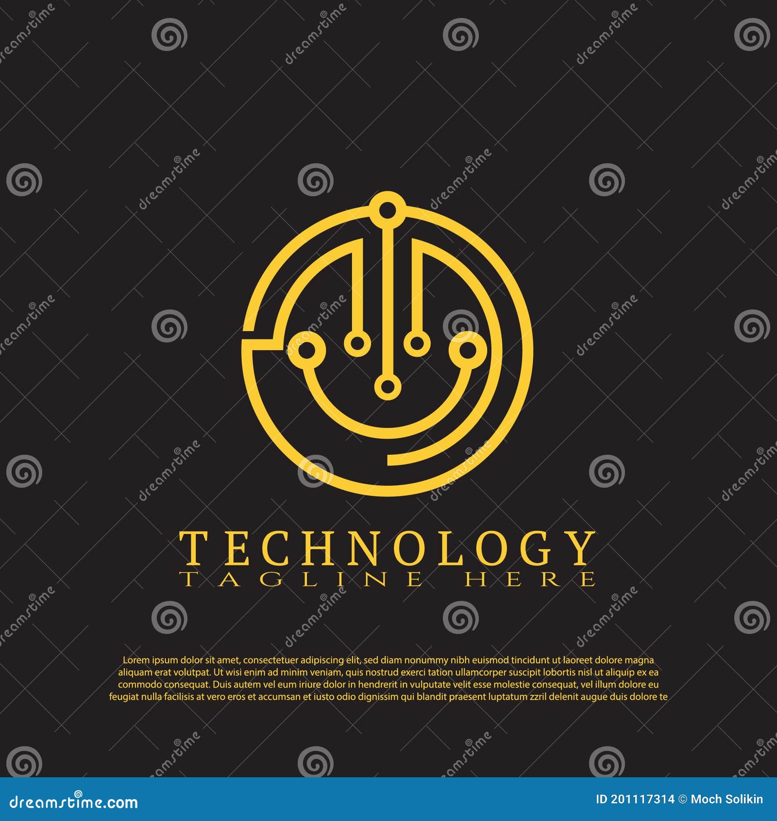 Technology Logo. Future Tech Icon Stock Vector - Illustration of ...