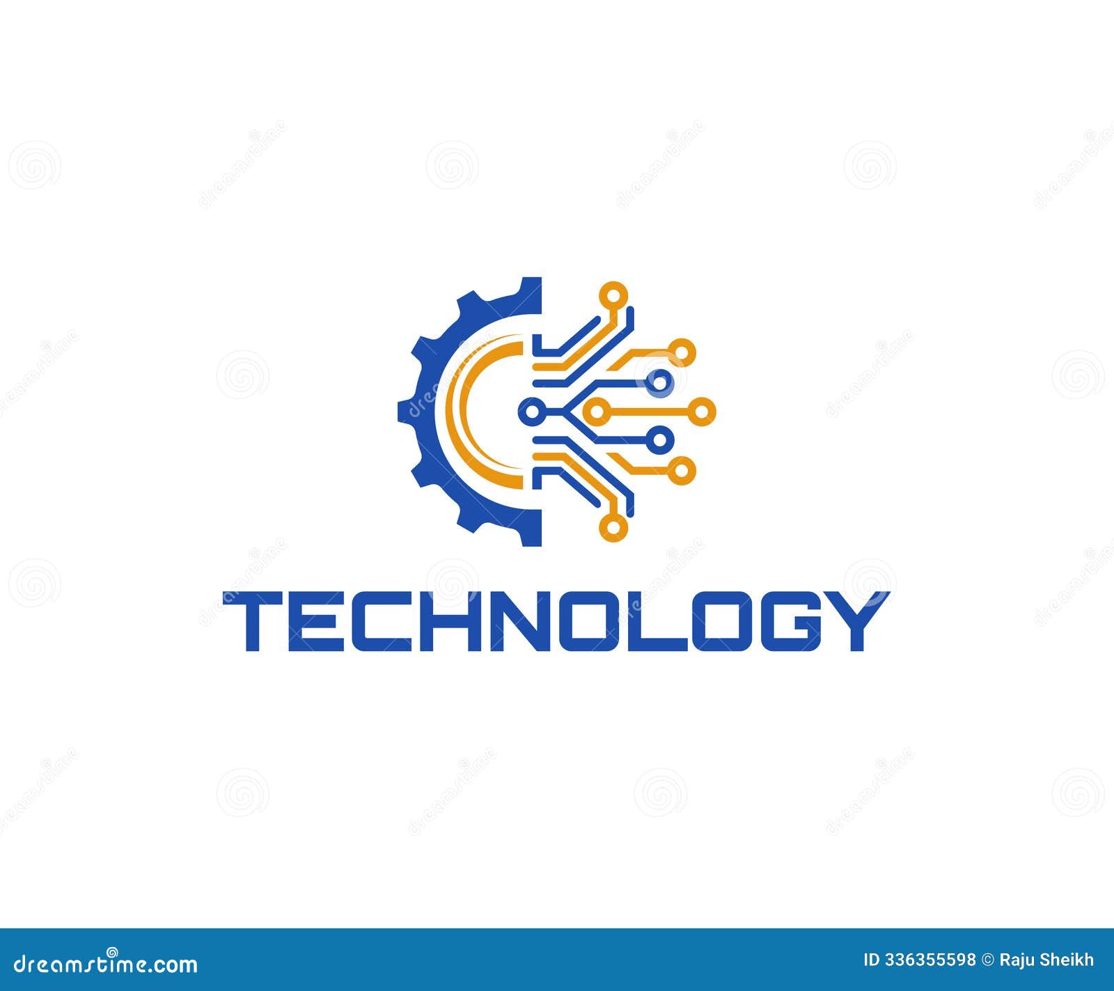 Technology Logo Icon Vector Symbol Design for Data Processing ...