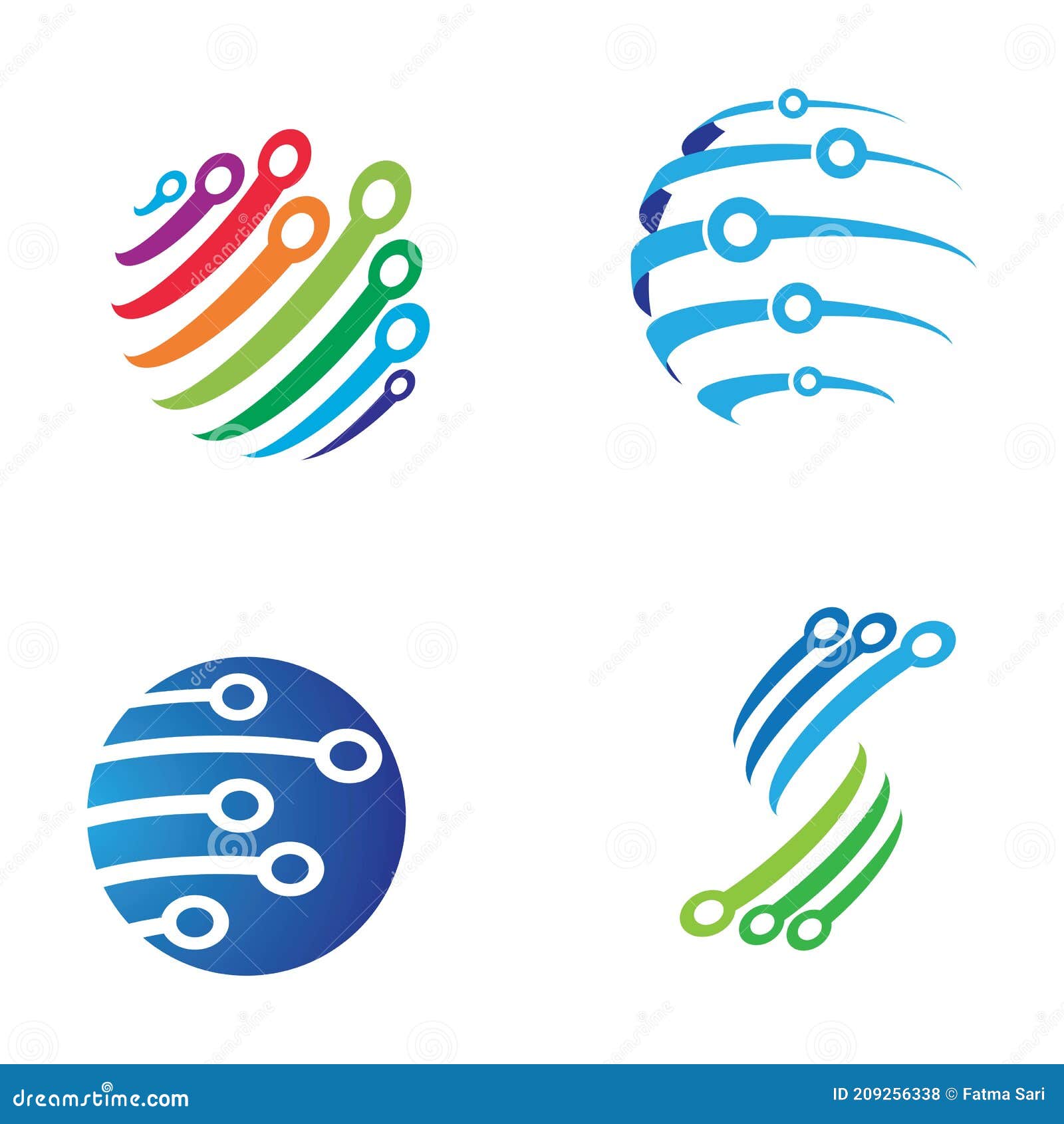 Technology Logo Images Illustration Stock Vector - Illustration of ...
