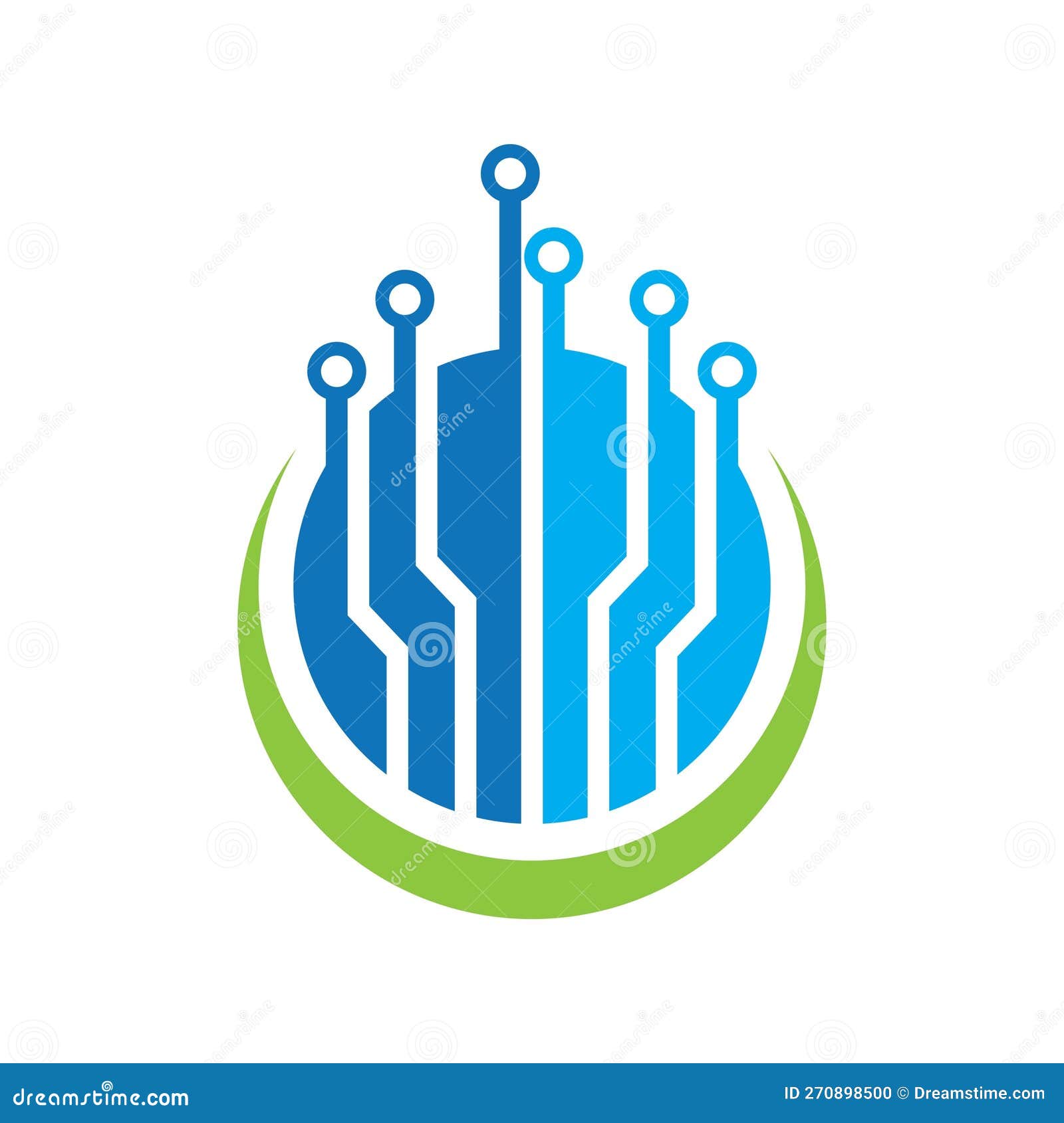 Technology Logo Images Illustration Stock Vector - Illustration of logo ...