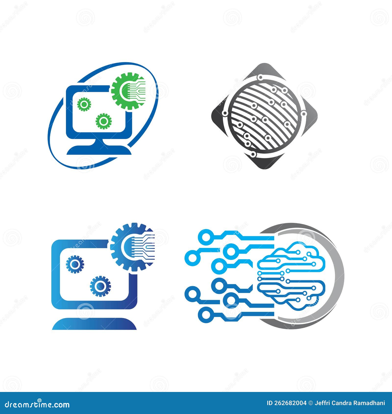 Technology Logo Images Illustration Design Stock Vector - Illustration ...