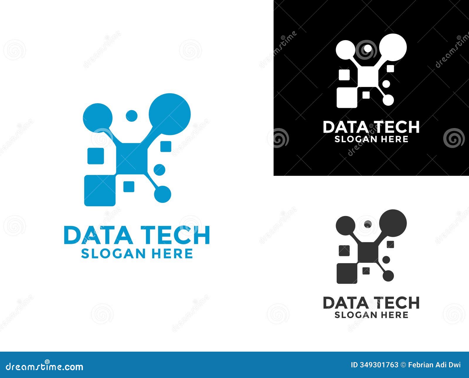 Technology Logo Simple Tech Design. Creative Abstract Connection Logo ...
