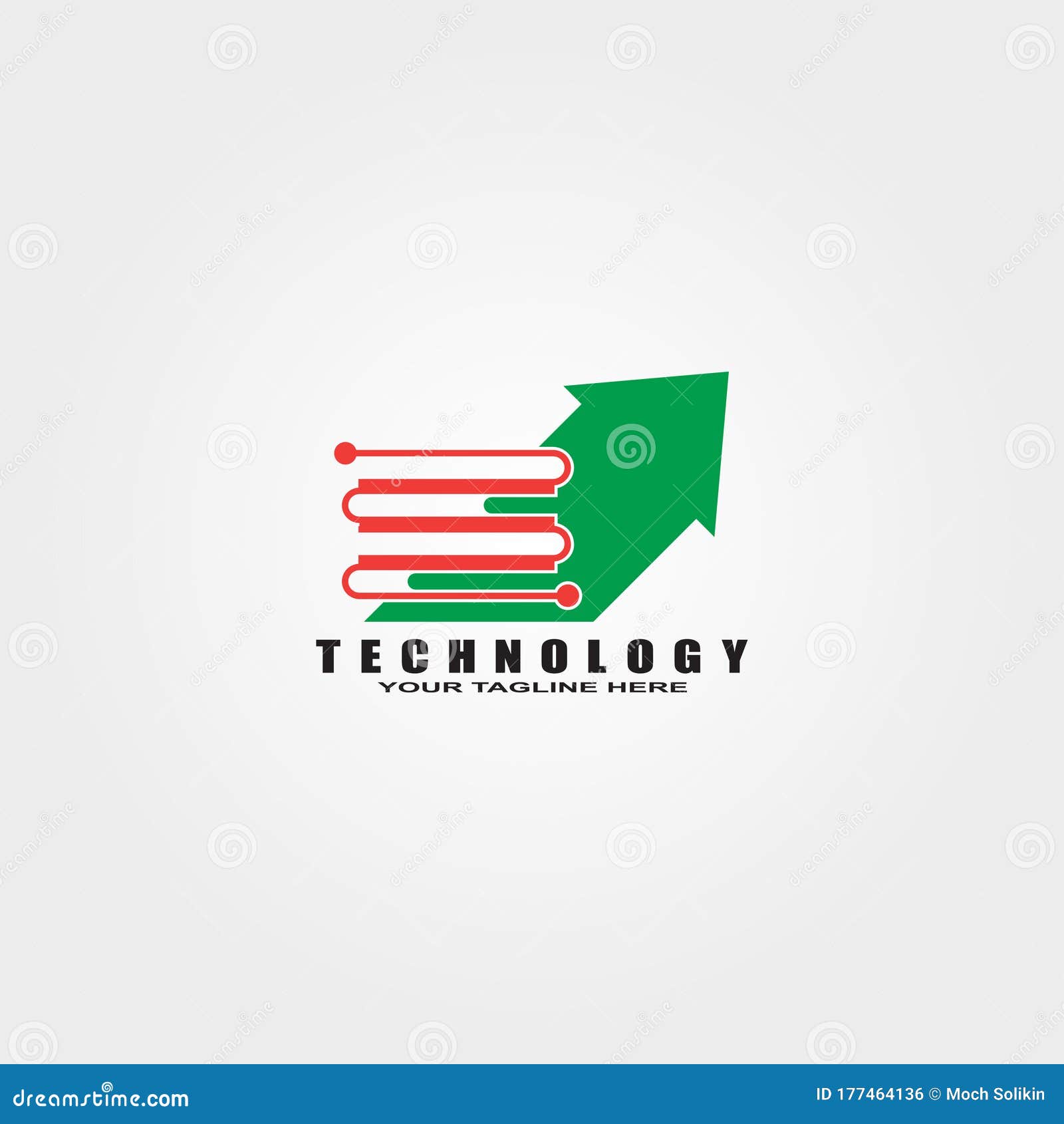 Technology Logo Template, Vector Logo for Business Corporate ...