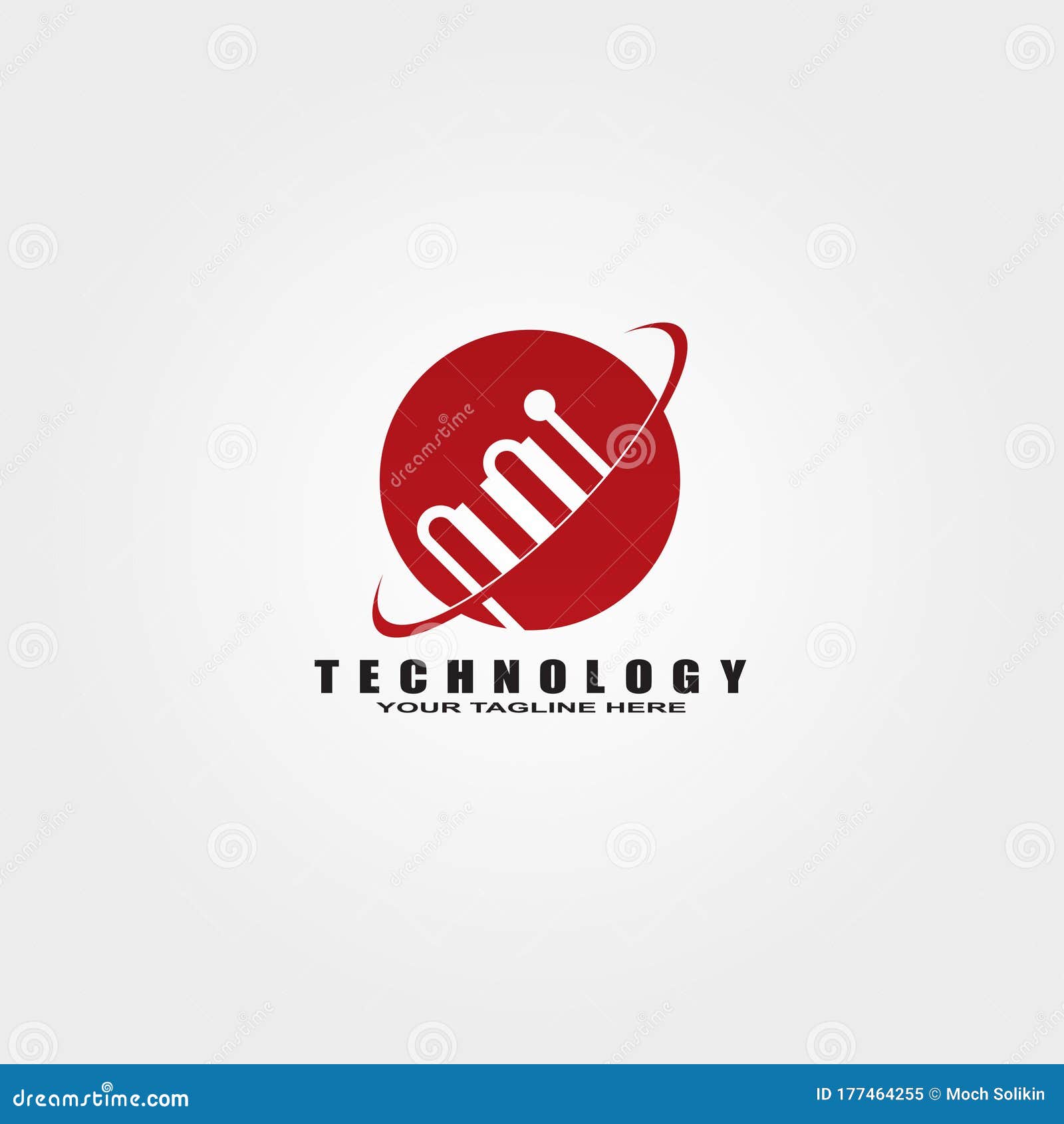 Technology Logo Template, Vector Logo for Business Corporate ...