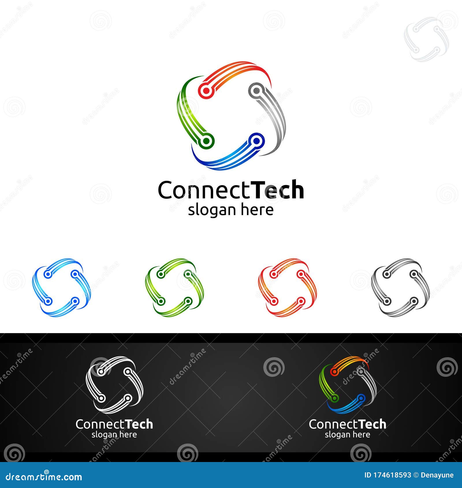 Technology Logo with Wires it and Electronic Cable, Connection Pixel ...