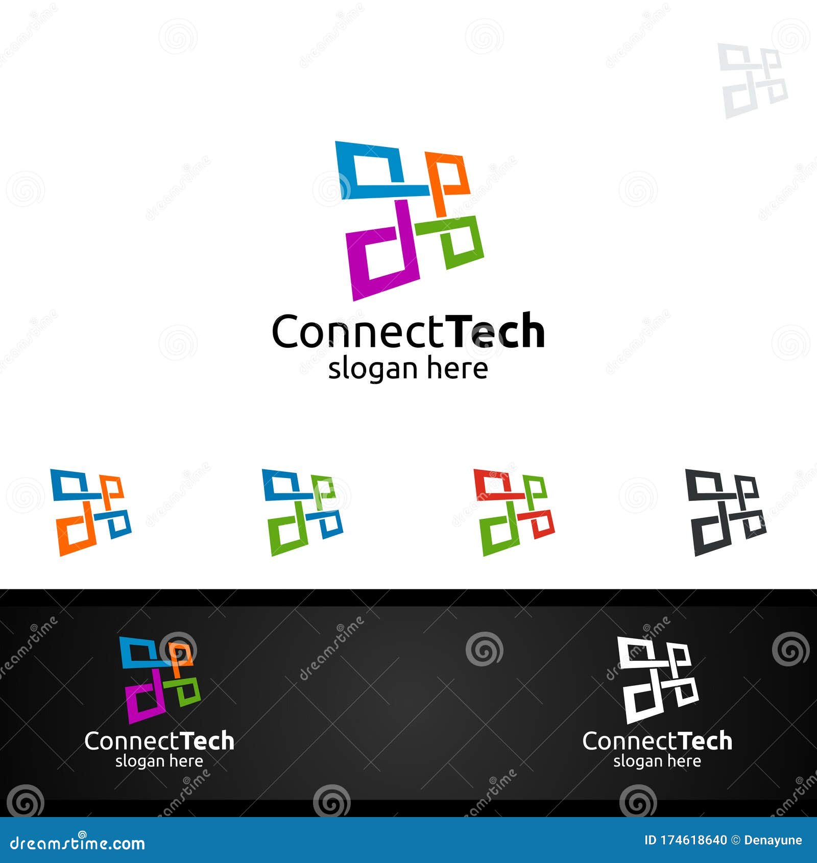 Wires, Cable Logo. Hank Of Cable On A Dark Background. Colored Cable ...