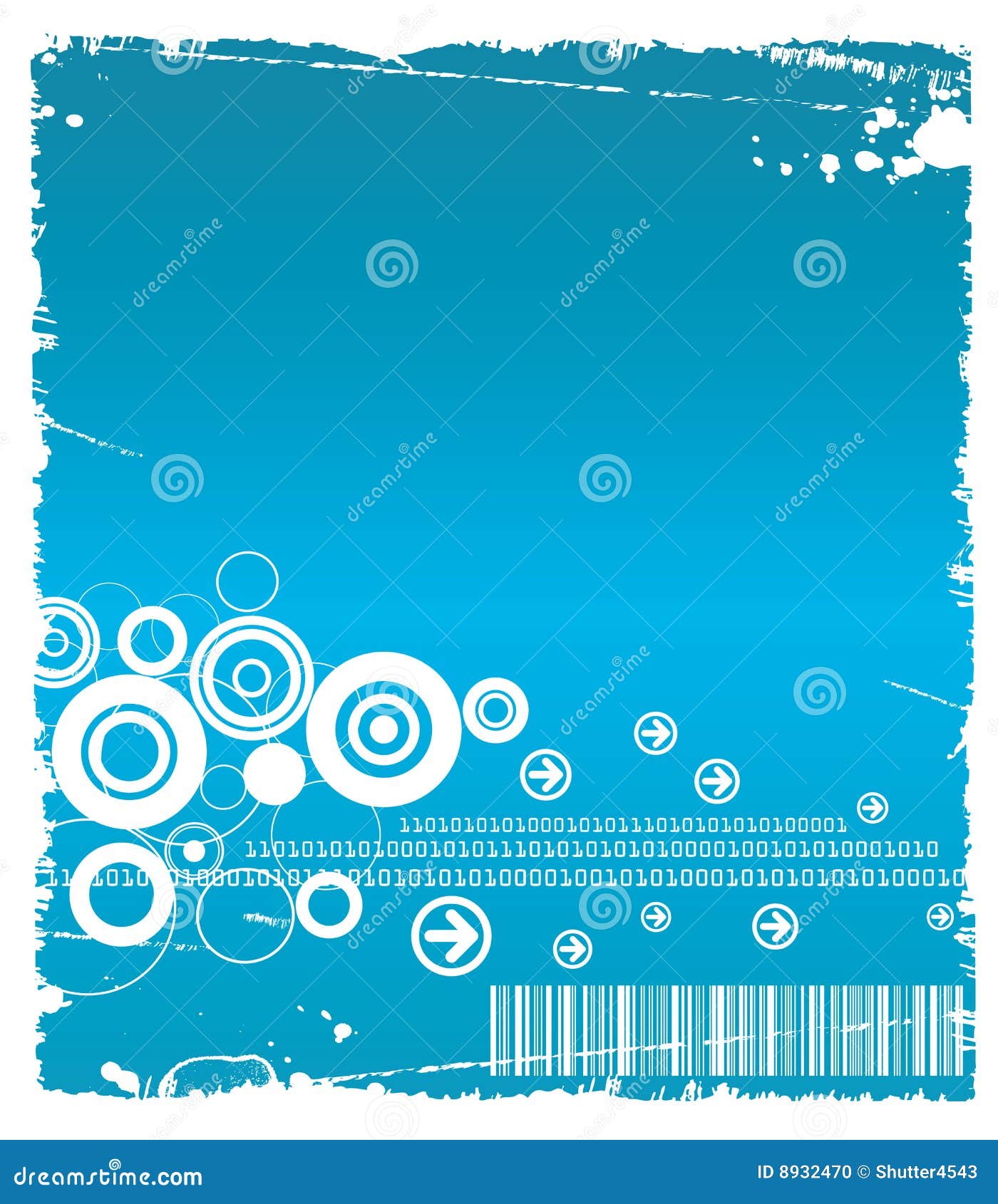 Technology Loop Background stock vector. Illustration of blank - 8932470