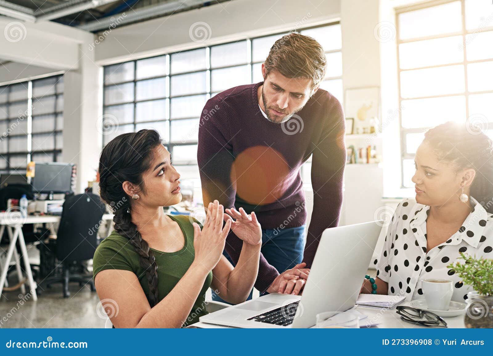 Technology Makes Their Meetings More Efficient. a Team of Colleagues ...