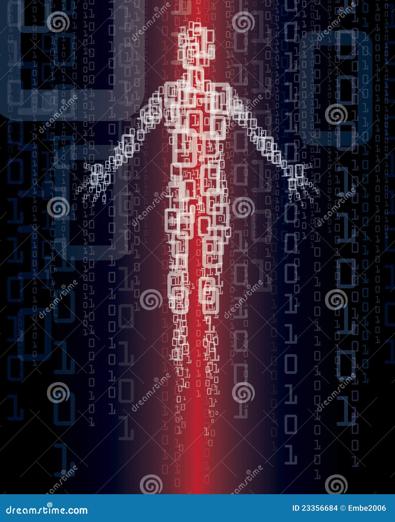 Technology Man stock vector. Illustration of hidden, person - 23356684