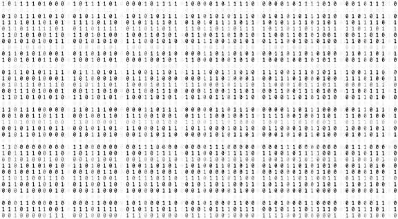 Technology Matrix Background Cyber Security With Falling Number On Screen Vector Binary Code