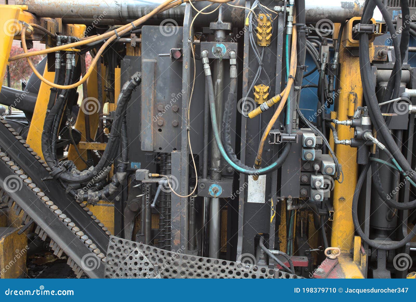 Machine Parts Cables and Mechanic Technology Engine Stock Photo - Image ...