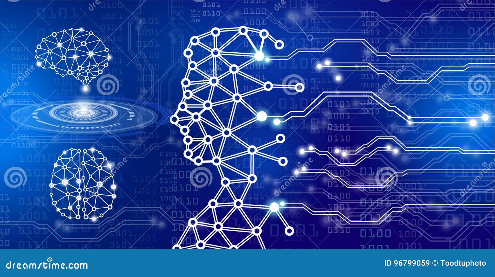 Technology Medical Science in Future Stock Vector - Illustration of ...