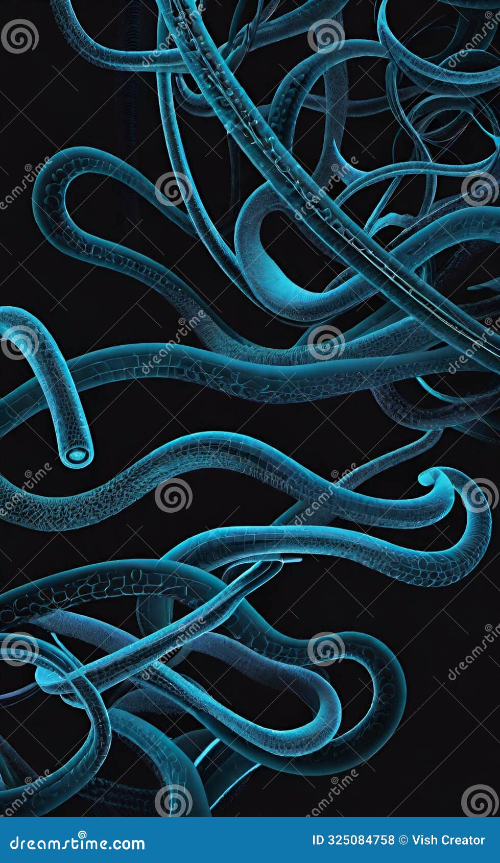 Technology or Medical Shape Patterns Ai Generated Stock Illustration ...