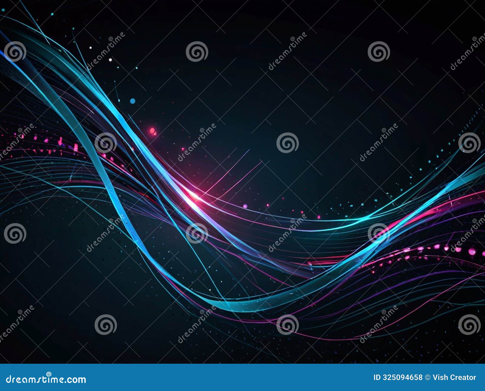 Technology or Medical Shape Patterns Ai Generated Stock Illustration ...