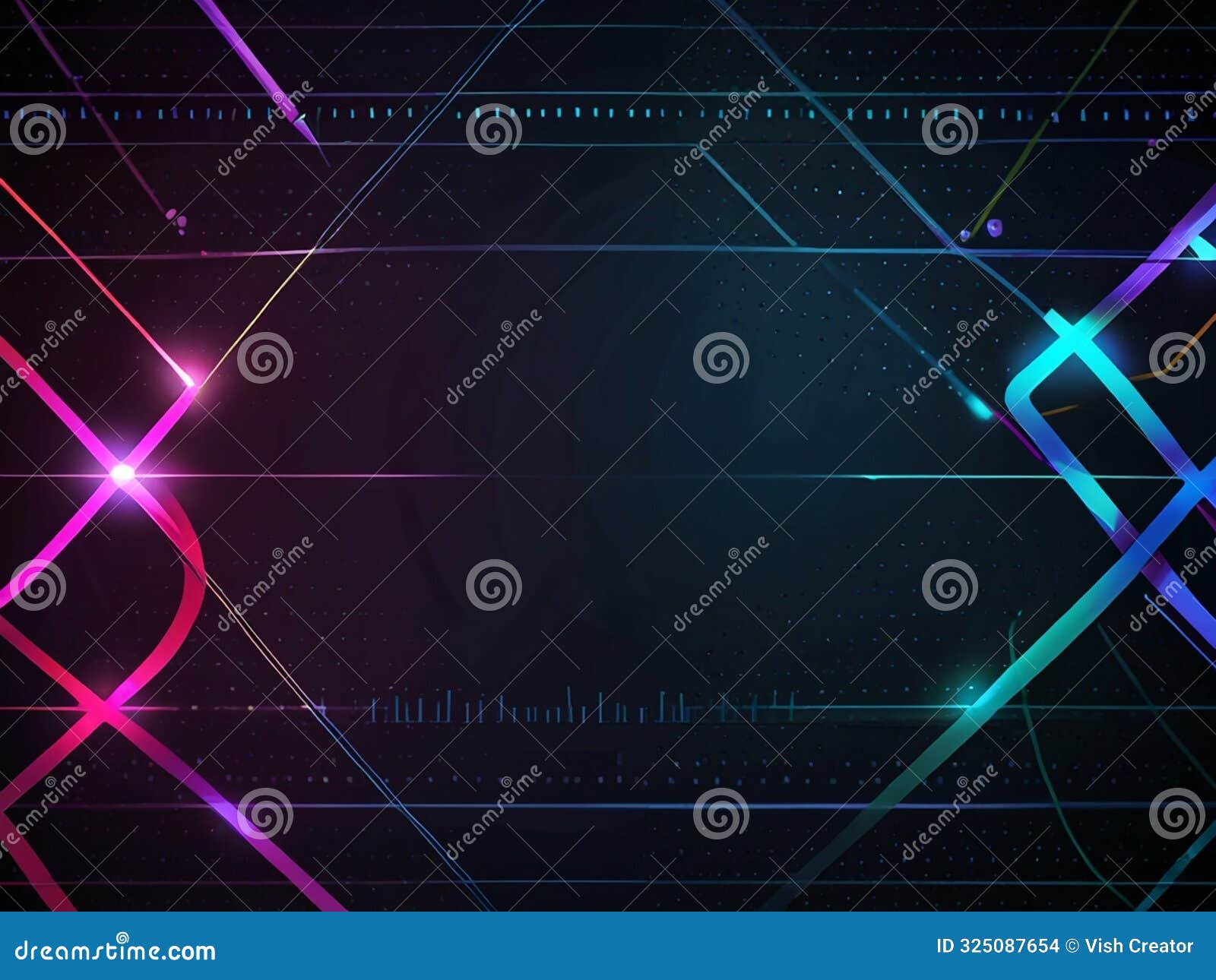 Technology or Medical Shape Patterns Ai Generated Stock Illustration ...