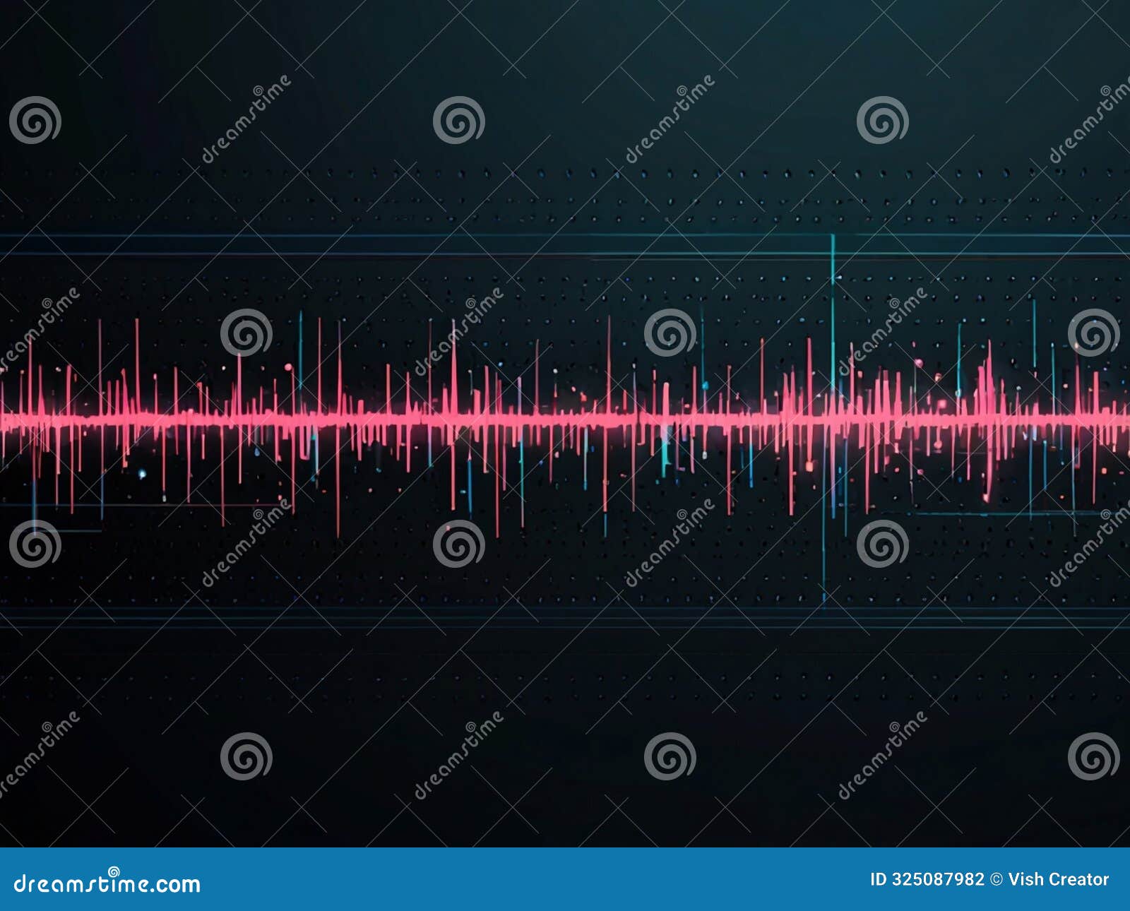 Technology or Medical Shape Patterns Ai Generated Stock Illustration ...
