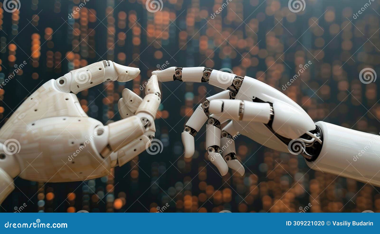 Technology Meets Humanity Background. AI, Machine Learning, Big Data ...