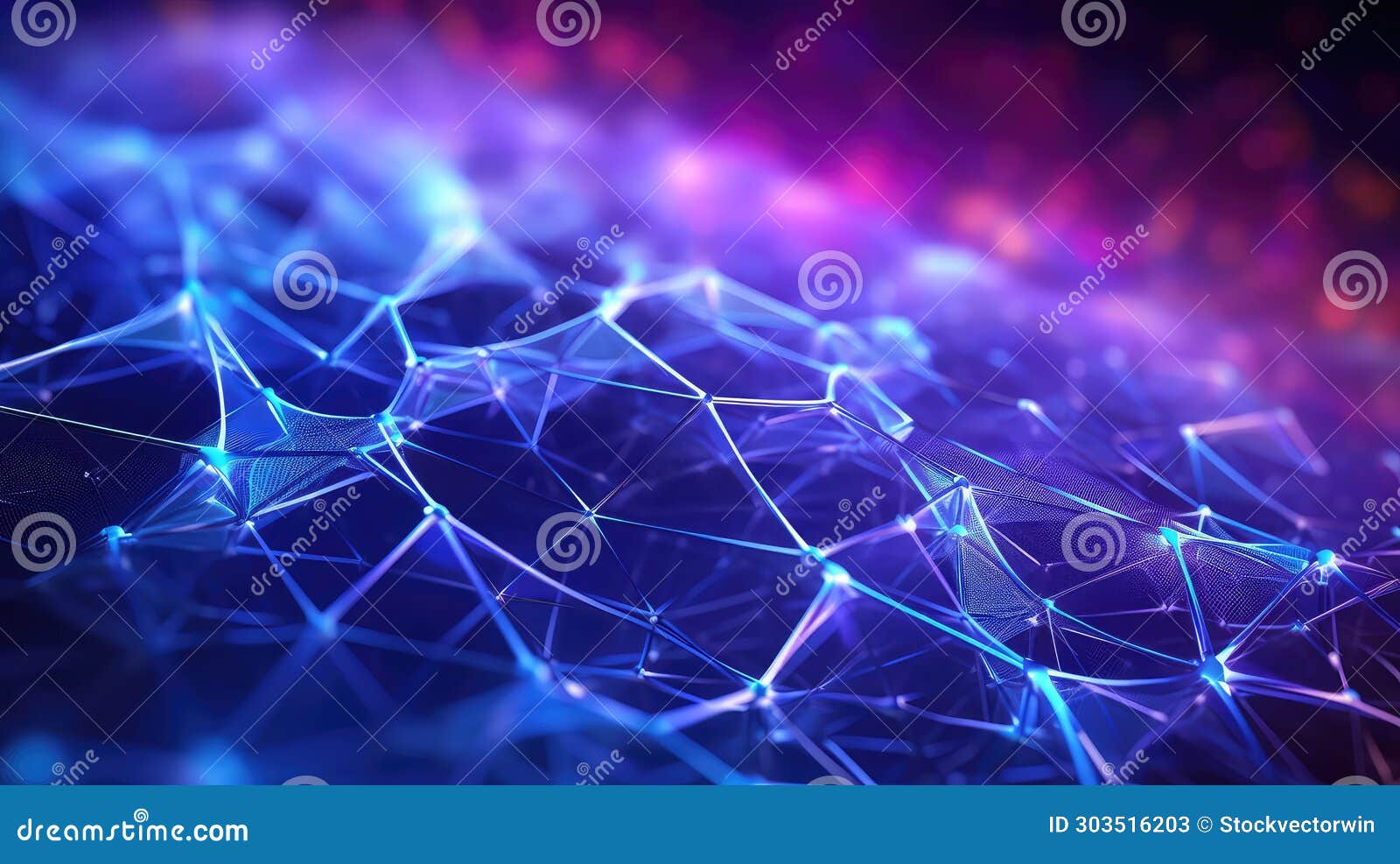 Technology Mesh Digital Background Stock Illustration - Illustration of ...