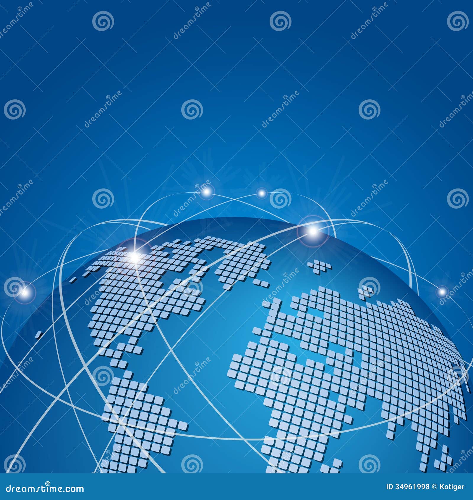 Technology mesh network stock vector. Illustration of concept - 34961998