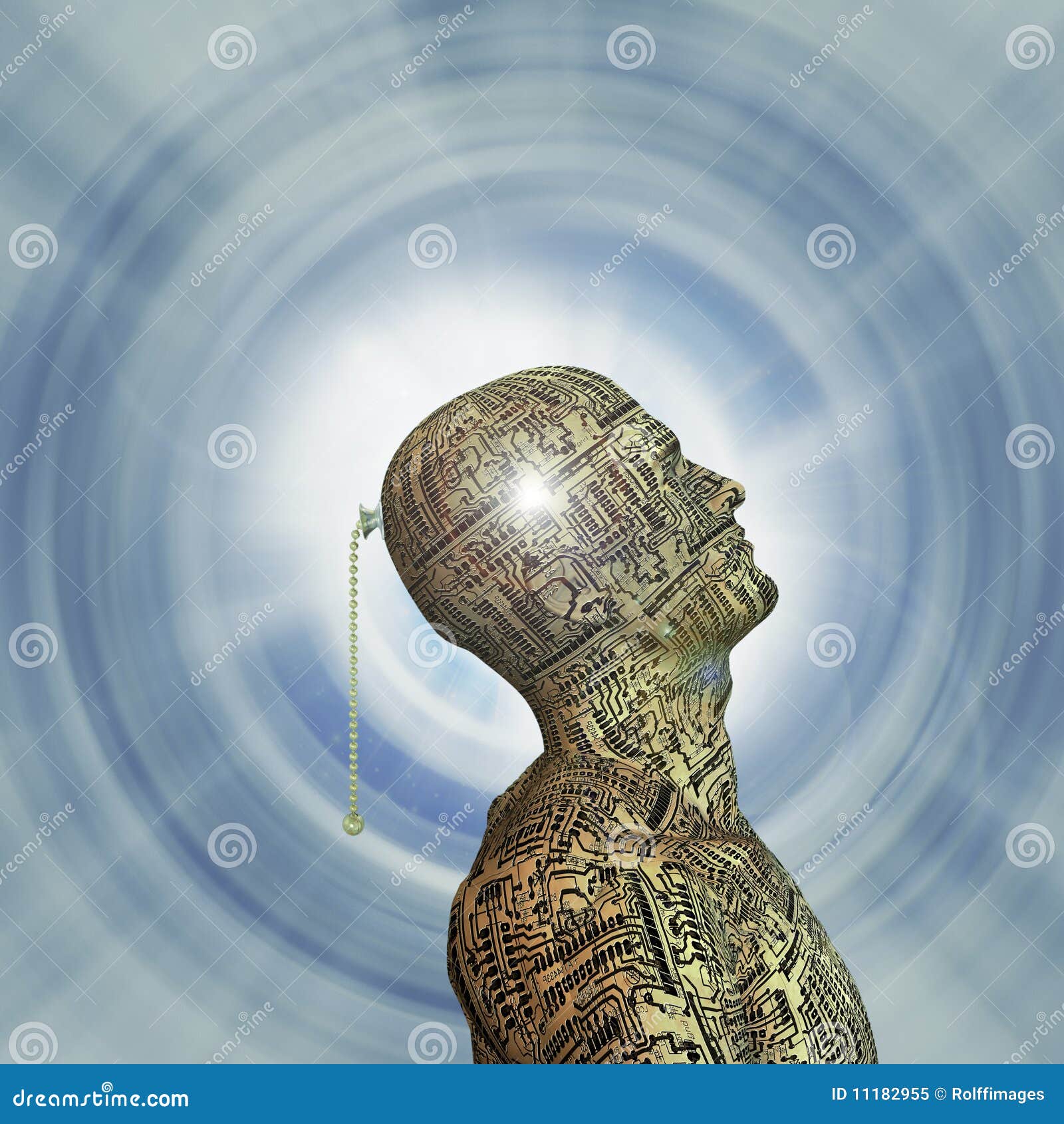 Technology Mind stock illustration. Illustration of design - 11182955