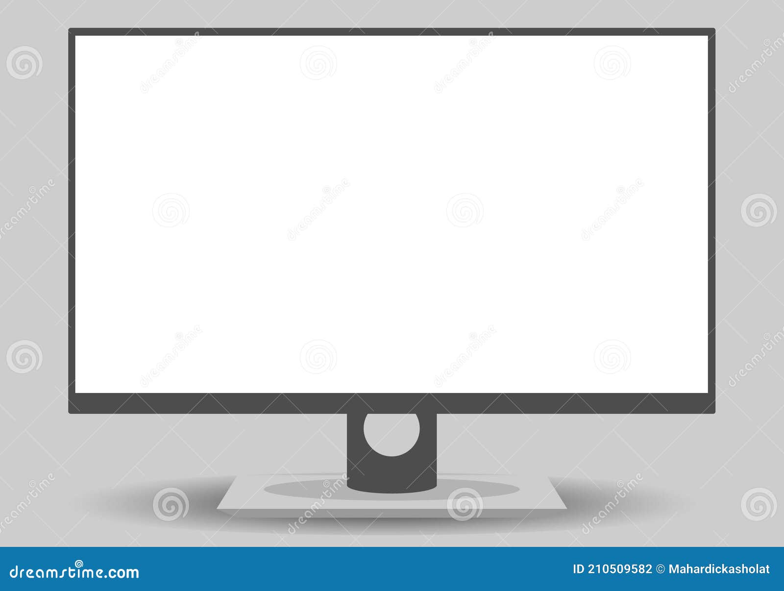 Technology Mock Up Vector Template. Television Layout Stock Vector ...