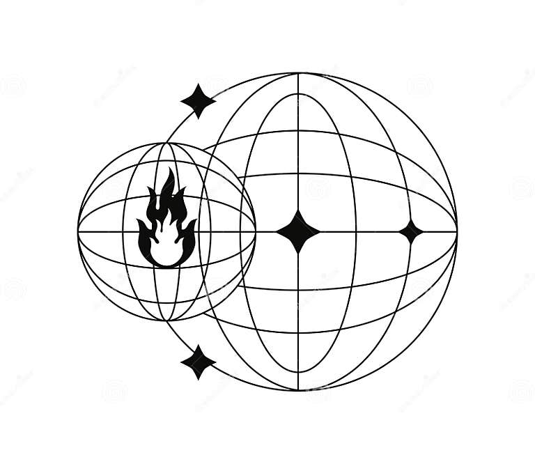 Technology Multiverse Universe Parallel Stock Illustration ...