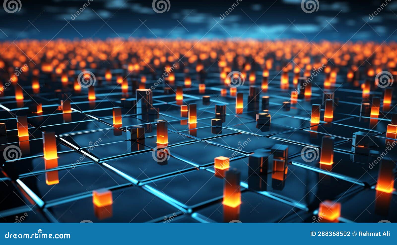 Technology Network Background. 3d Rendering, 4k Ultra Hd Stock ...