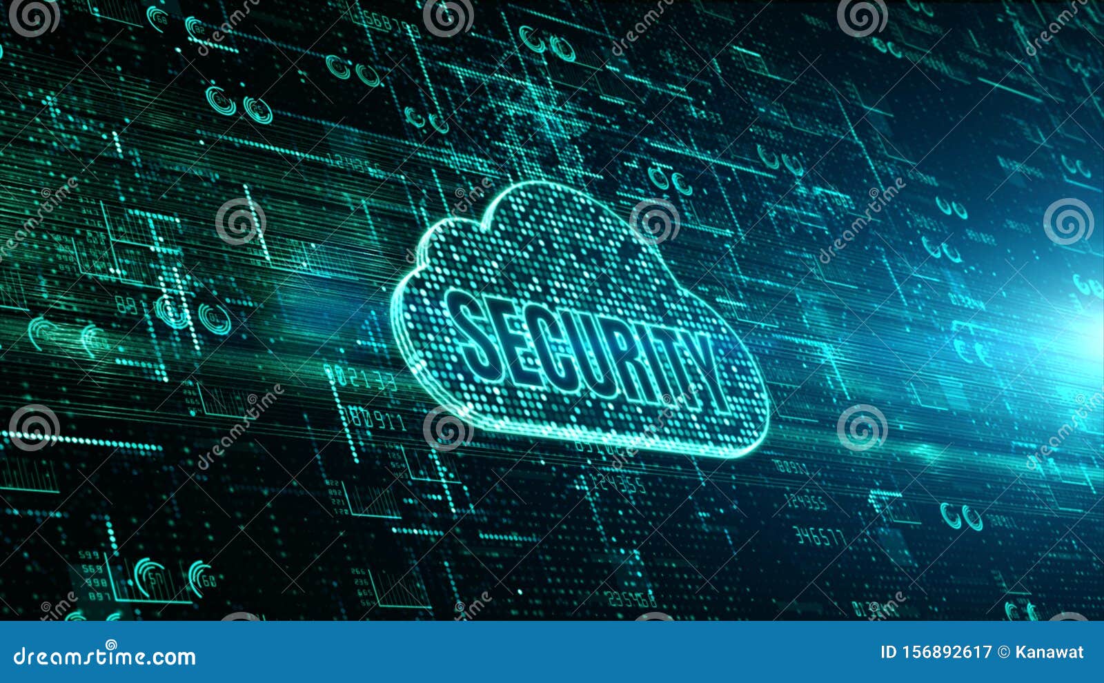 Technology Network and Data Connection, Secure Data Network Digital ...