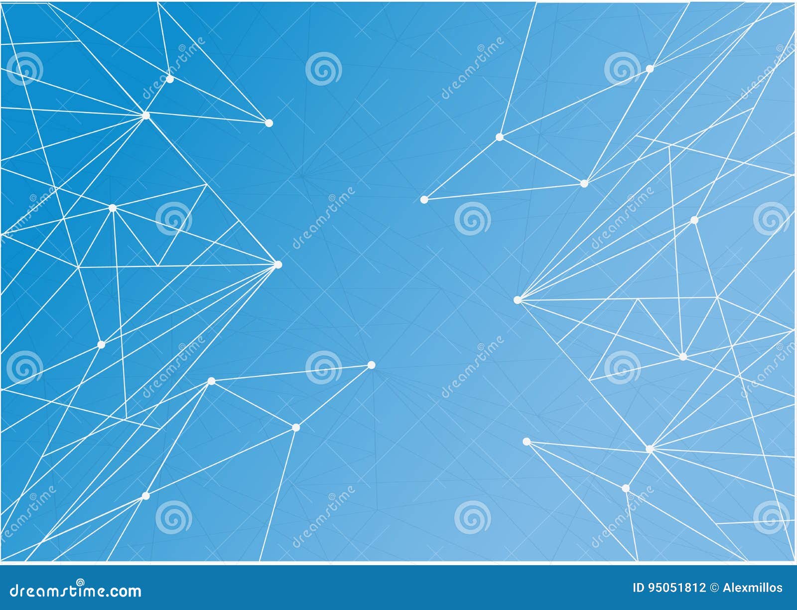 Technology Network Diagram Link. Stock Illustration - Illustration of ...