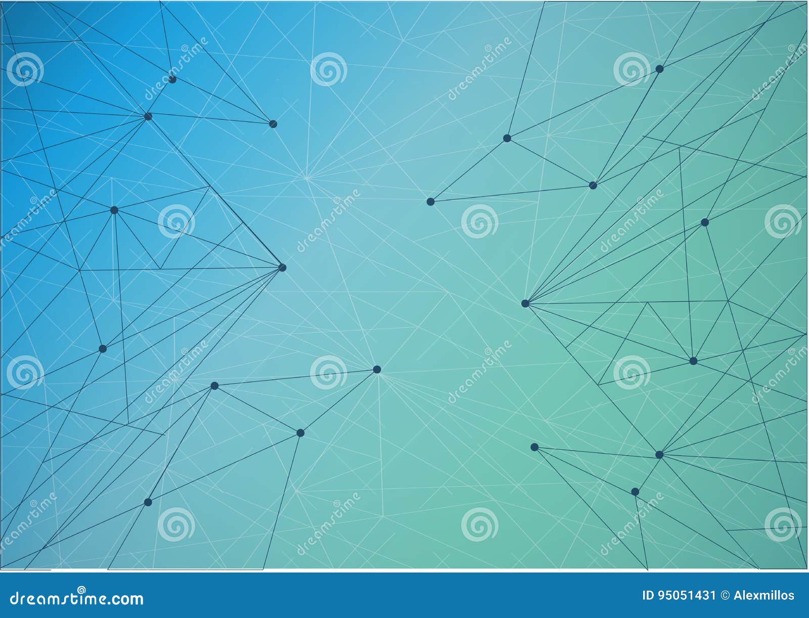 Technology Network Diagram Link. Stock Illustration - Illustration of ...