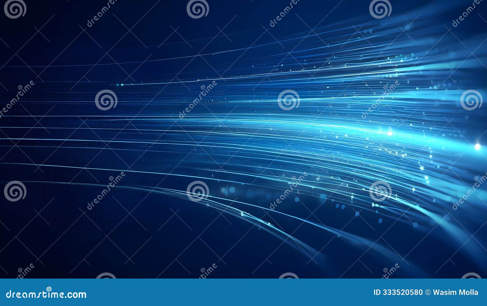 Technology Network Digital Data Flow Artificial Intelligence Data Analytics Processing Abstract ...