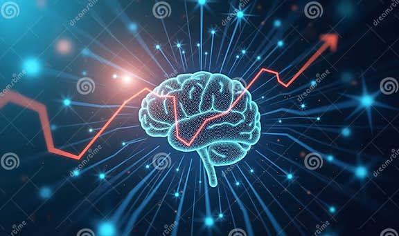 Technology Network Digital Data Flow Artificial Intelligence Data Analytics Processing Abstract ...