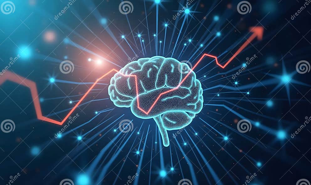 Technology Network Digital Data Flow Artificial Intelligence Data ...