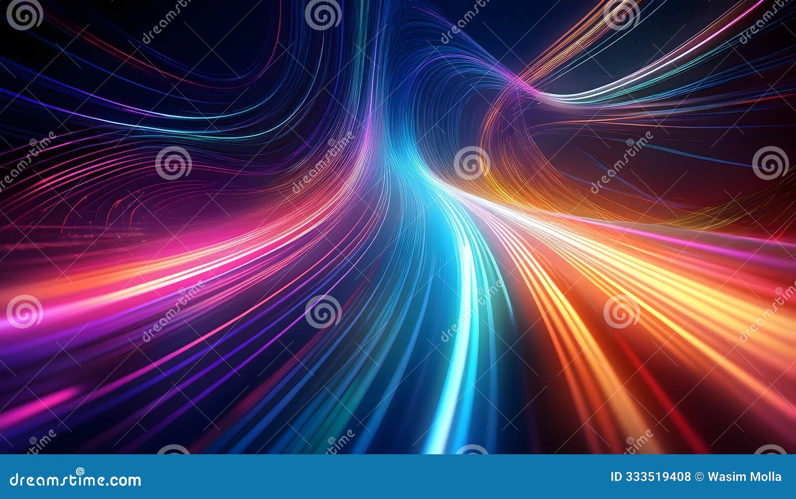 Technology Network Digital Data Flow Artificial Intelligence Data Analytics Processing Abstract