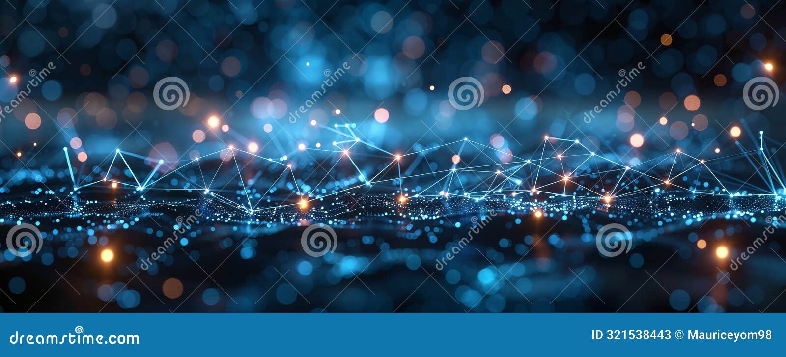 Technology Network Representing the Future of Networking and Technology ...