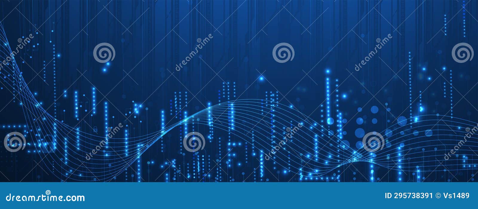 Technology Network Vector Background.. Science and Technology ...