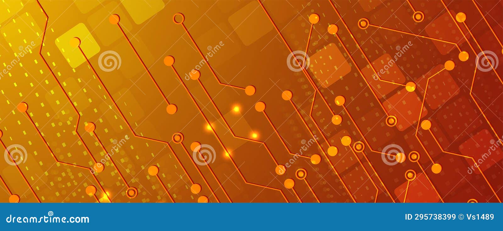 Technology Network Vector Background.. Science and Technology ...