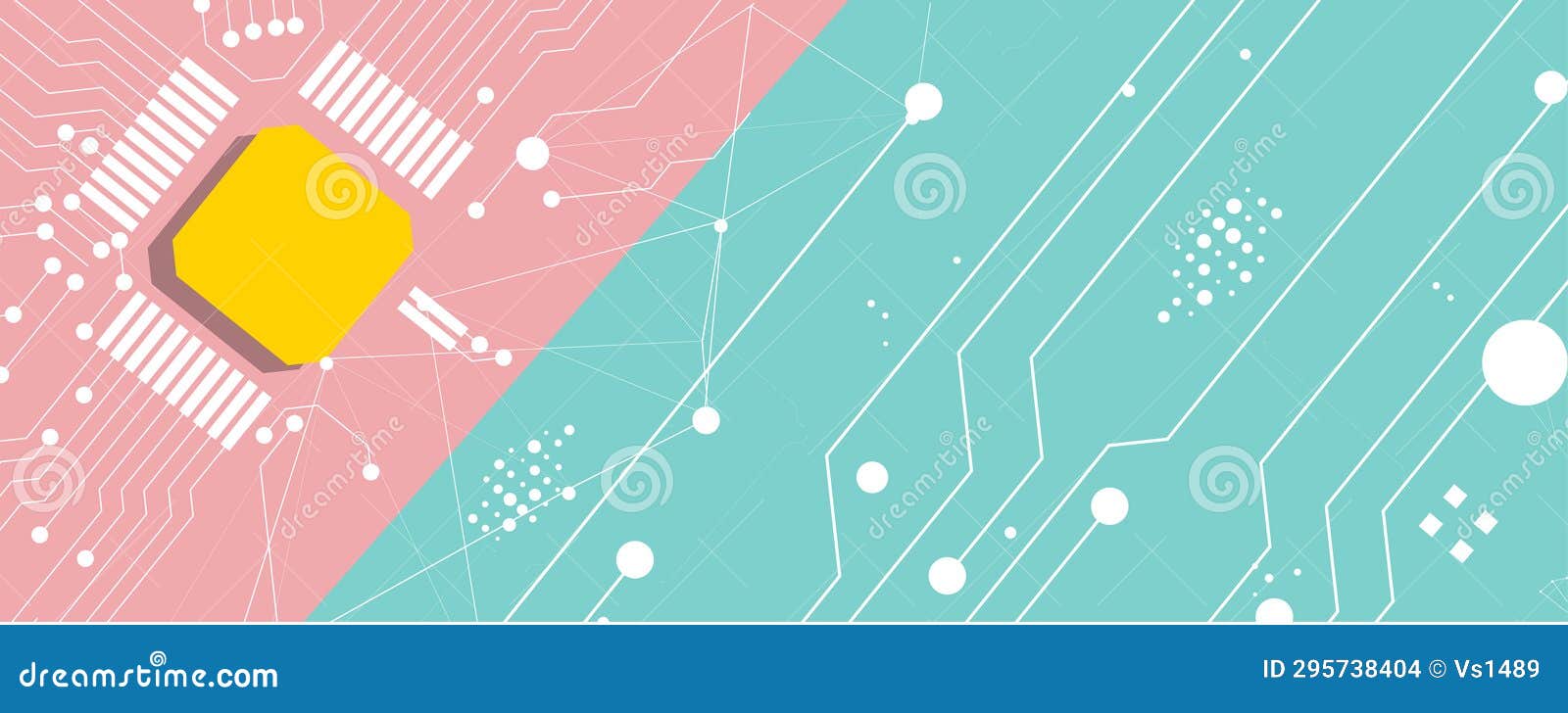 Technology Network Vector Background.. Science and Technology ...