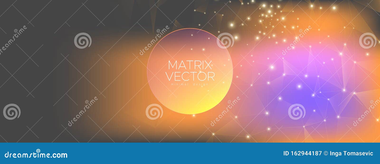 Technology Network. Violet Big Data Infographic Stock Vector ...