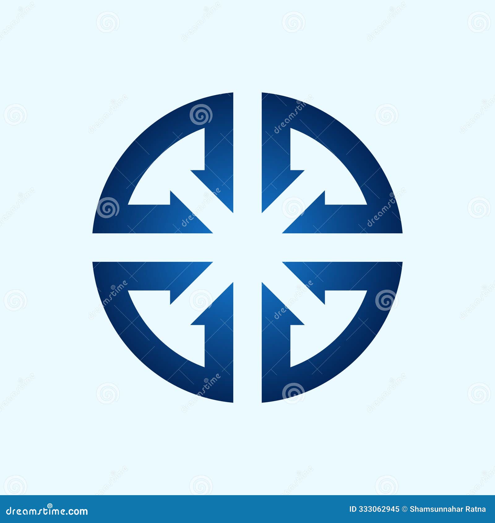 Technology Networking and Data Center Circle Logo Design Stock ...