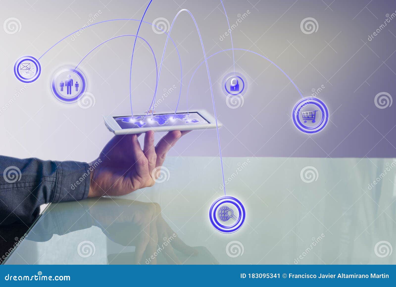 Technology, Networks and Connectivity Stock Image - Image of media ...