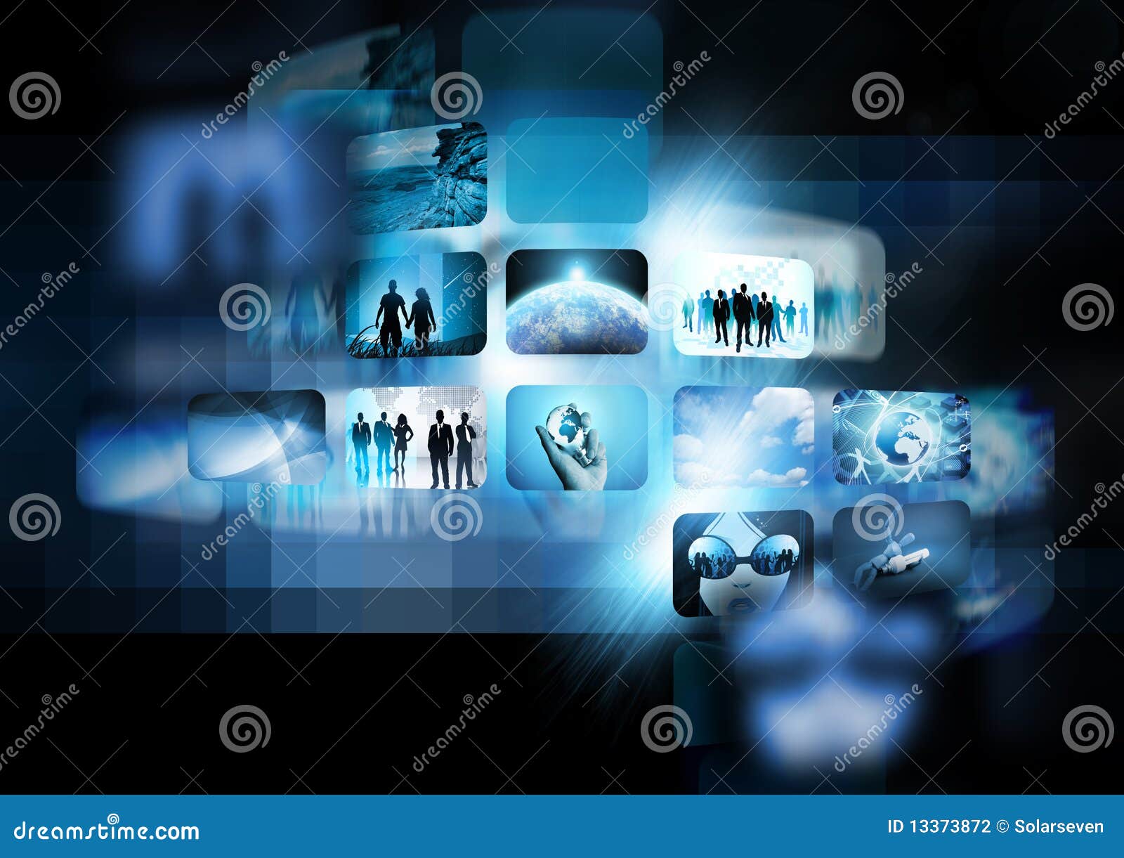 Technology Now stock illustration. Illustration of concept - 13373872
