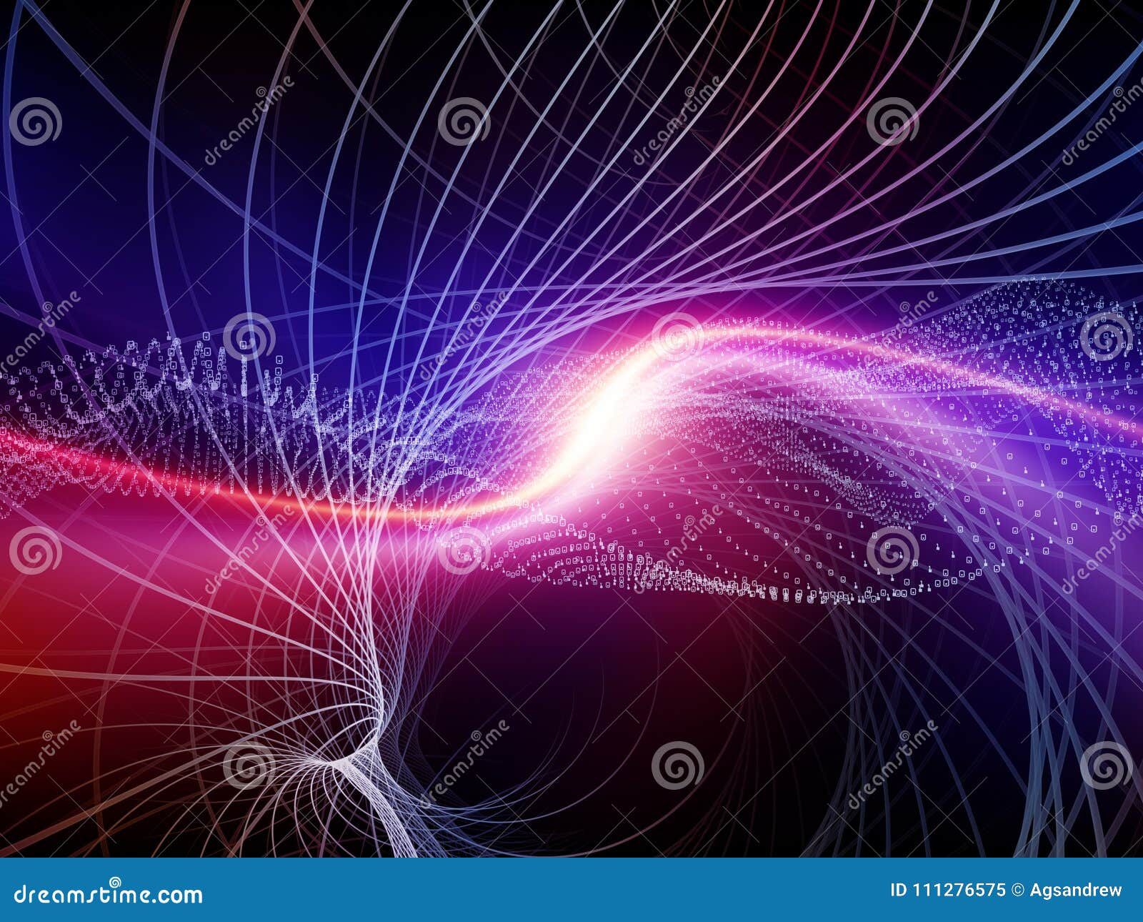 Processing Digital World stock image. Image of dynamic - 111276575