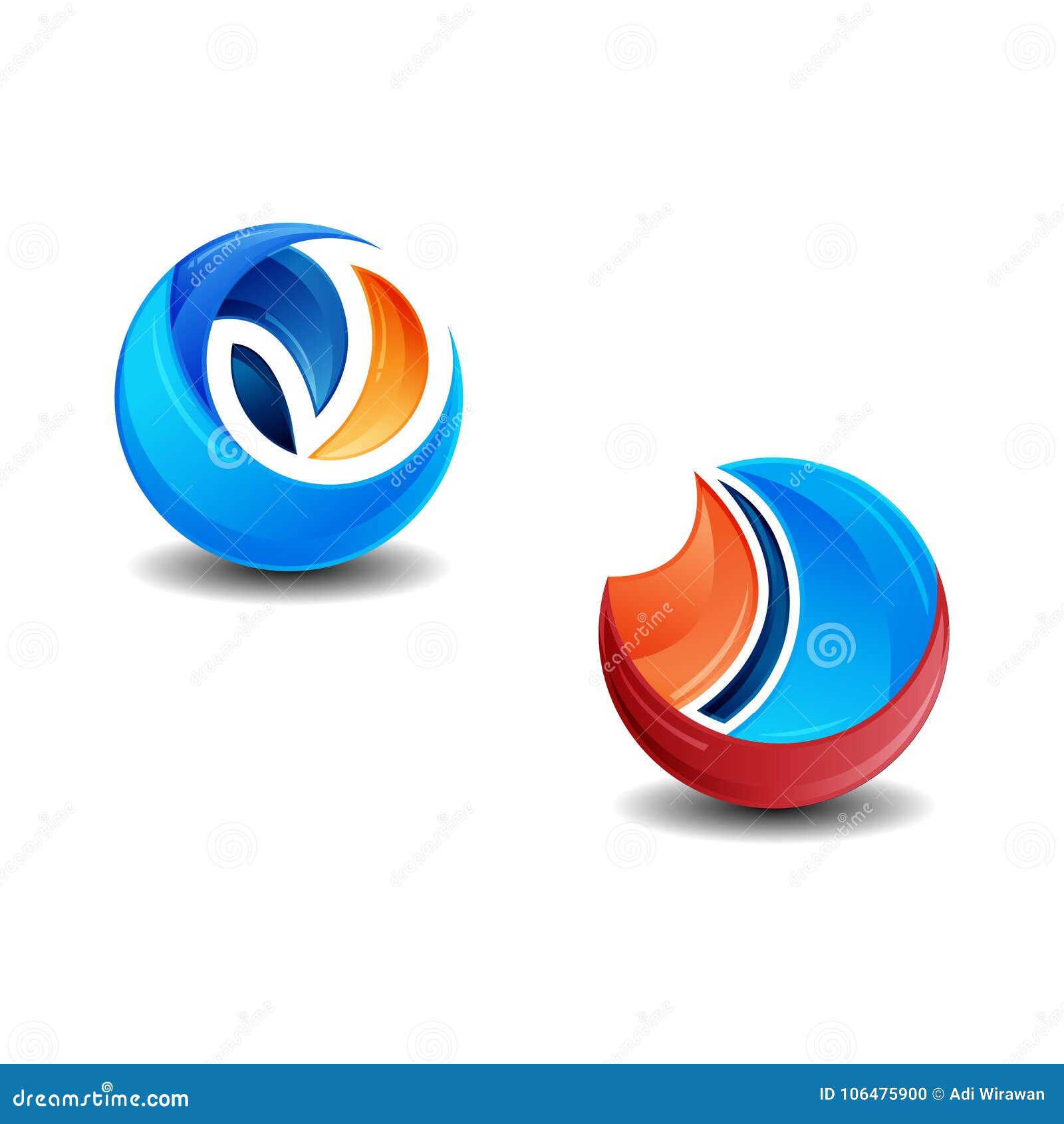 Technology Orbit Web Rings Logo Design. Vector Circle Ring Logo Design ...