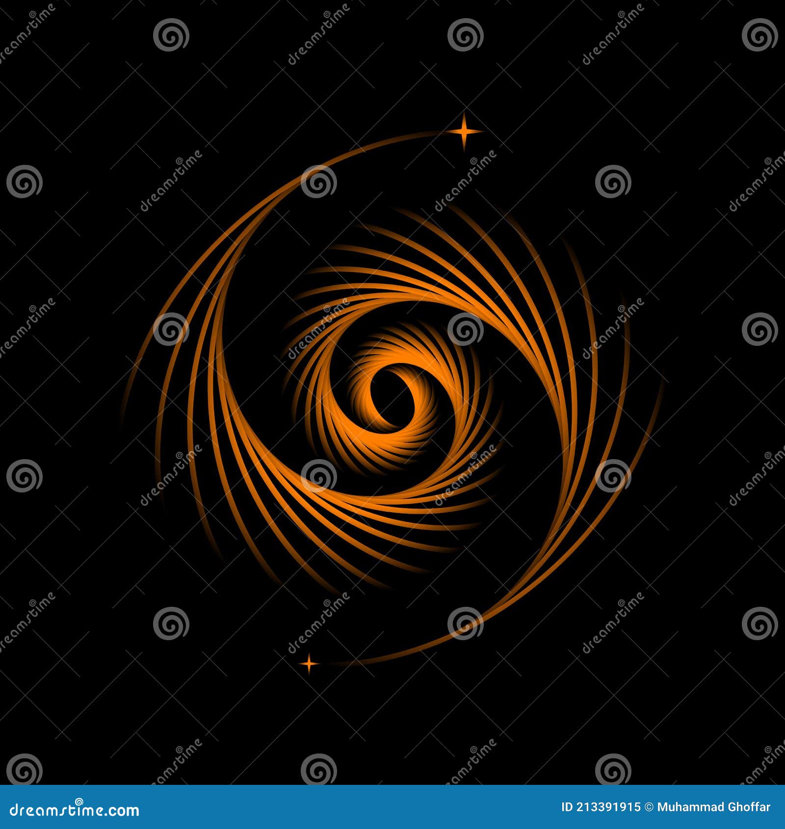 Technology Orbit Web Rings Logo Design. Vector Circle Ring Logo Design ...